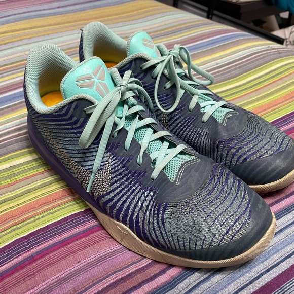 Nike | Shoes | Kobe Mentality 2 Court Purpleturquoise | Poshmark
